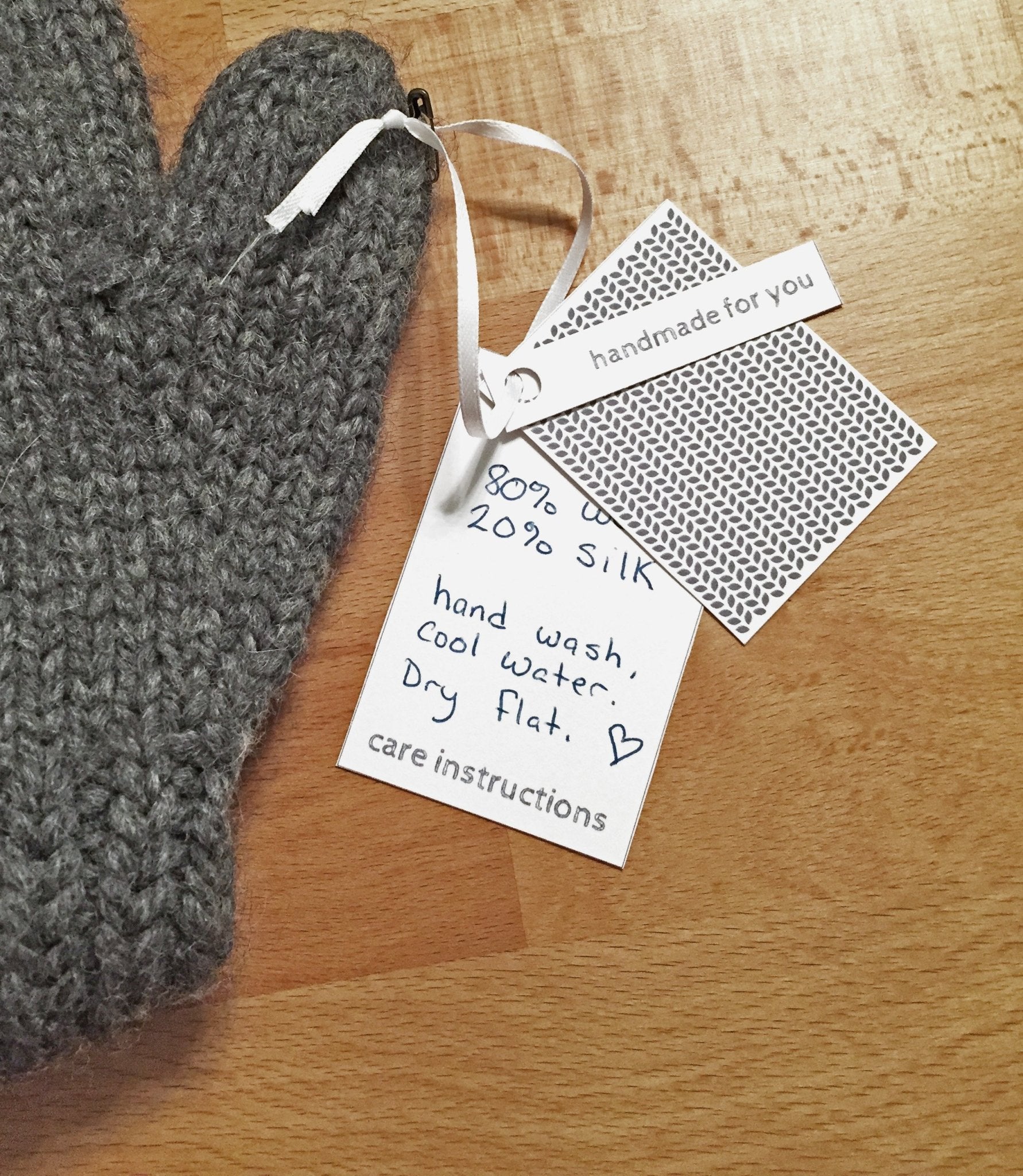 Care Information Tags for Knit Projects *PRINTABLE* | The Woolly Dragon
